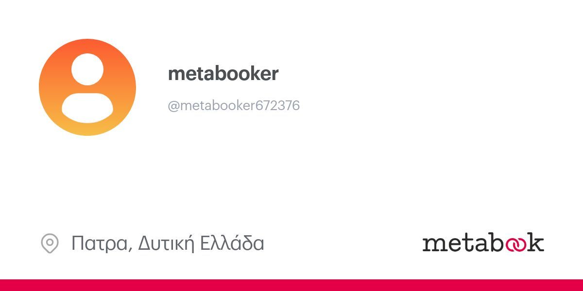 metabooker (@metabooker672376) | metabook.gr